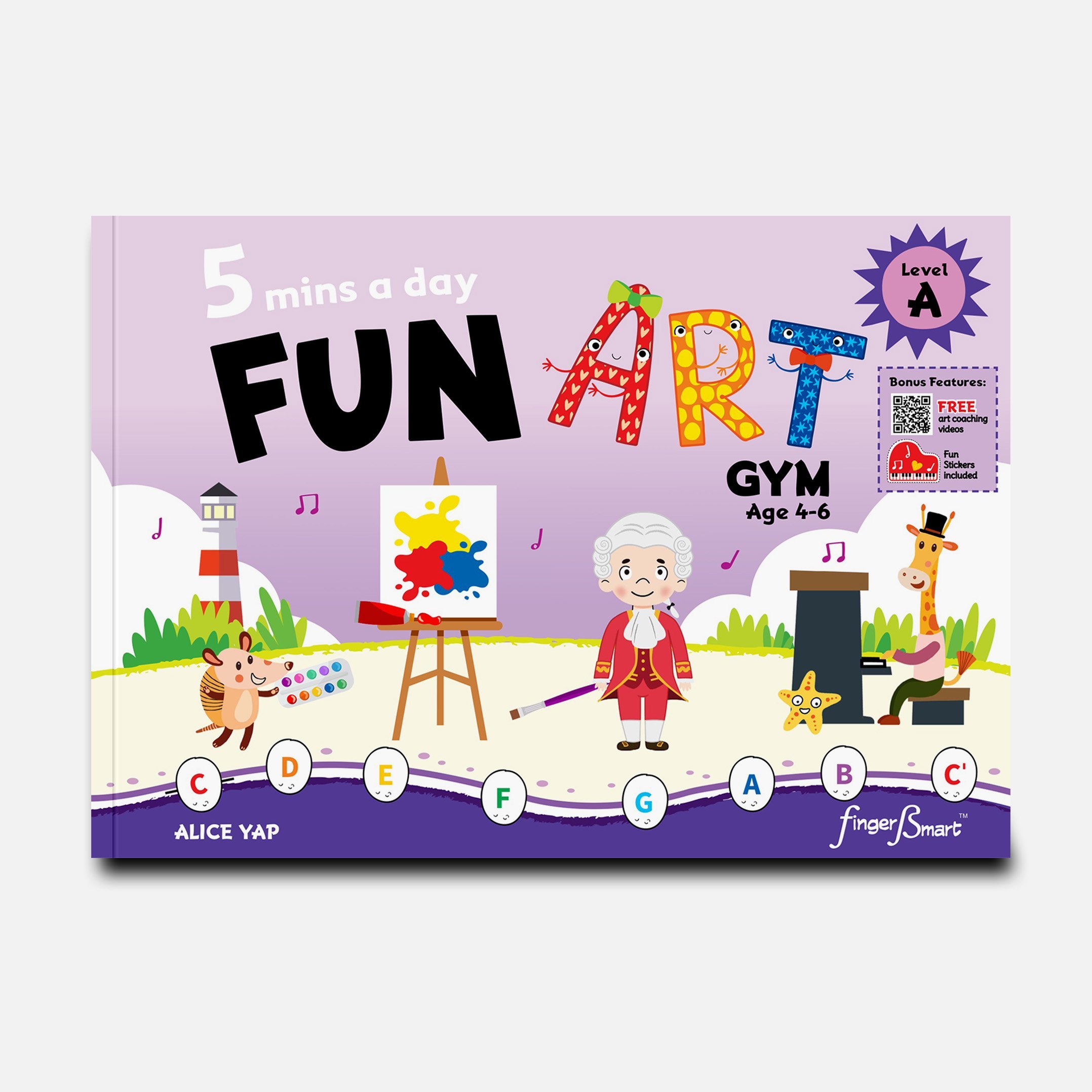 5 Mins a day FUN ART GYM Level A - fingerssmart