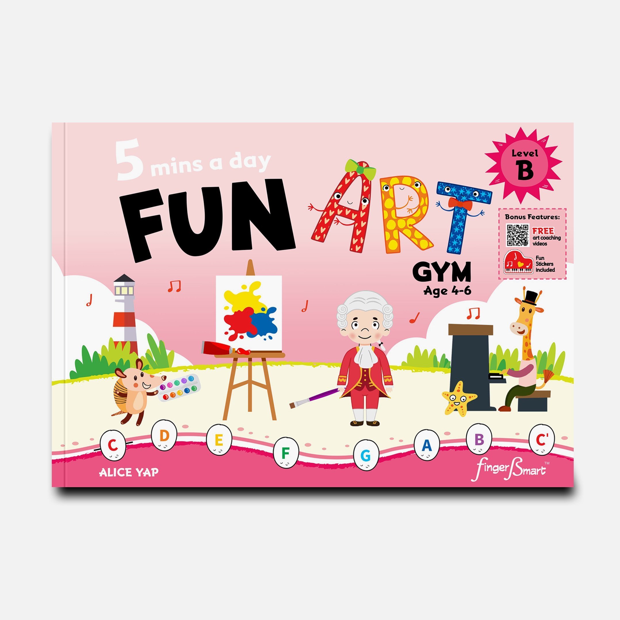 5 Mins a day FUN ART GYM Level B - fingerssmart