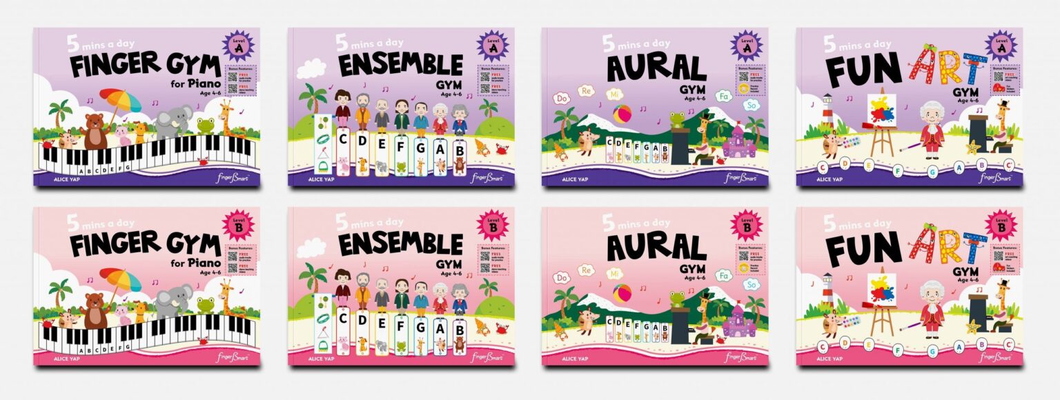 5 mins a day FINGER GYM series (MAIN) - fingerssmart