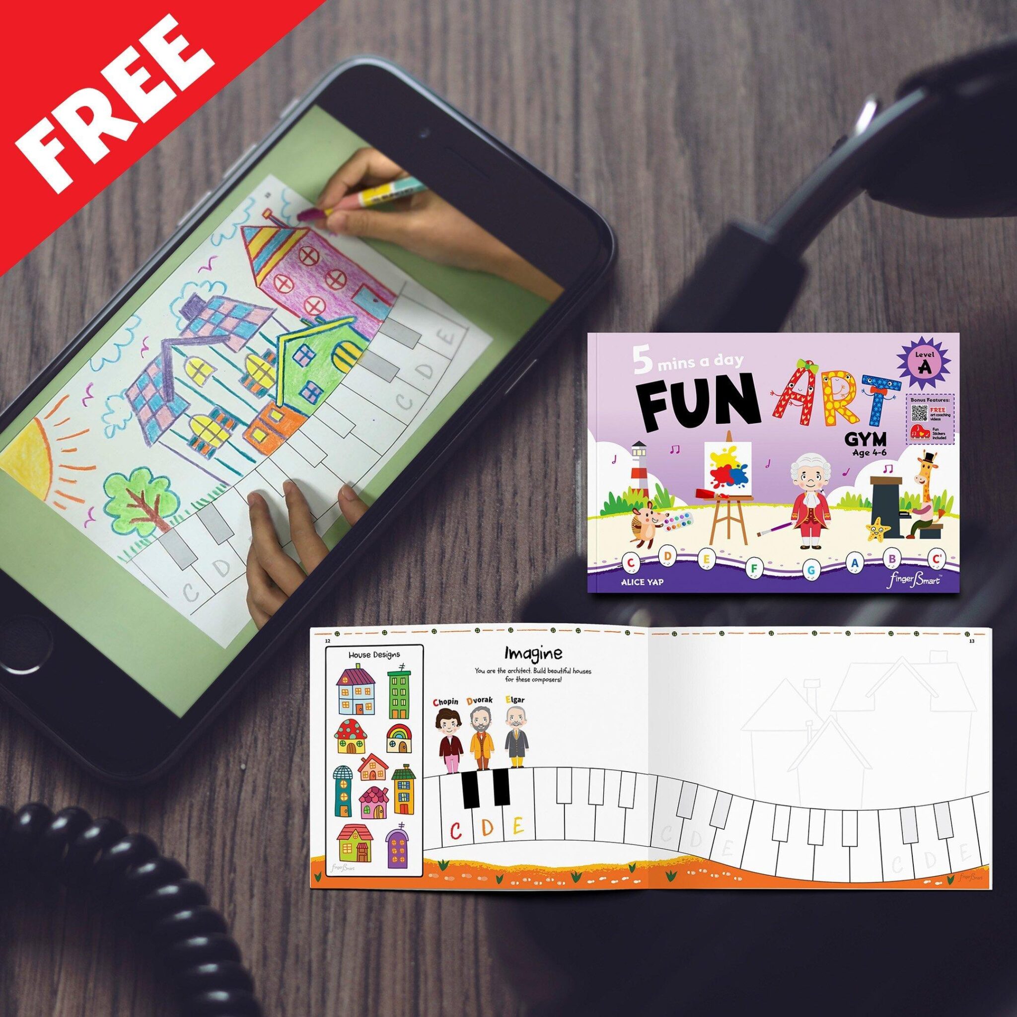 5 mins a day FINGER GYM series (MAIN) - fingerssmart