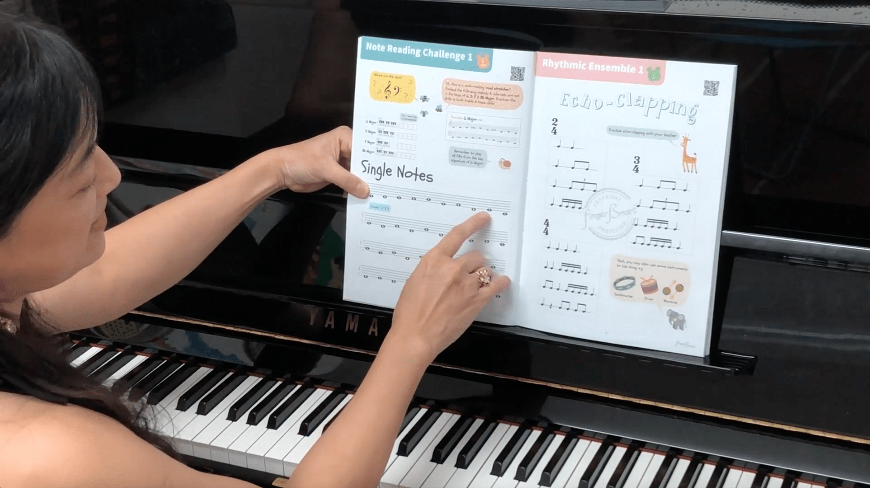 Note Reading Session Overview - fingerssmart