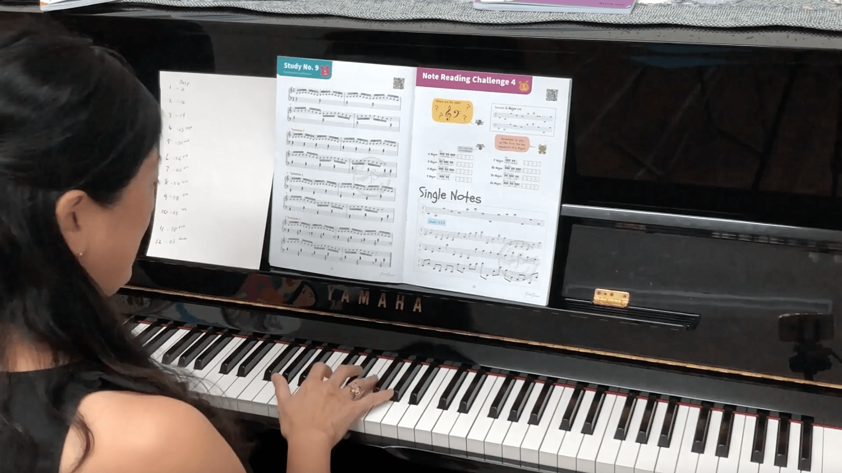 Note Reading Session Overview - fingerssmart