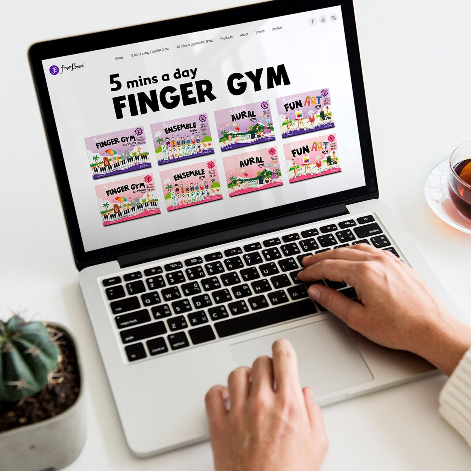 5 mins a day FINGER GYM series (MAIN) - fingerssmart