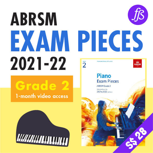 ABRSM Grade 2 Piano Exam Pieces 2021-22 - fingerssmart
