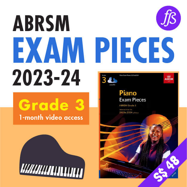 ABRSM Grade 3 Piano Exam Pieces 2023-24 - fingerssmart