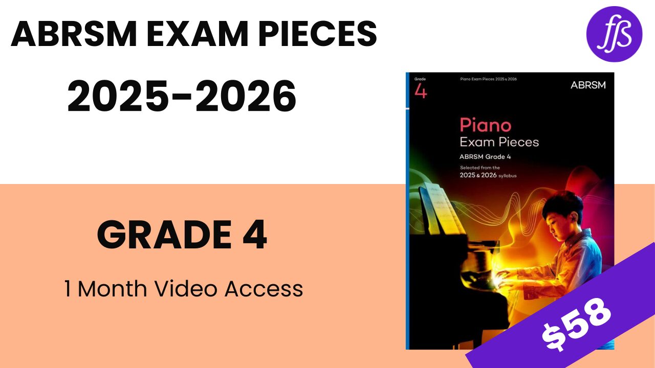 ABRSM Grade 4 Piano Exam Pieces 2025-26 by Alice Yap - fingerssmart